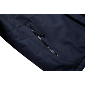 MOERDENG Men's Waterproof Ski Jacket Warm Winter Snow Coat Mountain Windbreaker Hooded Raincoat