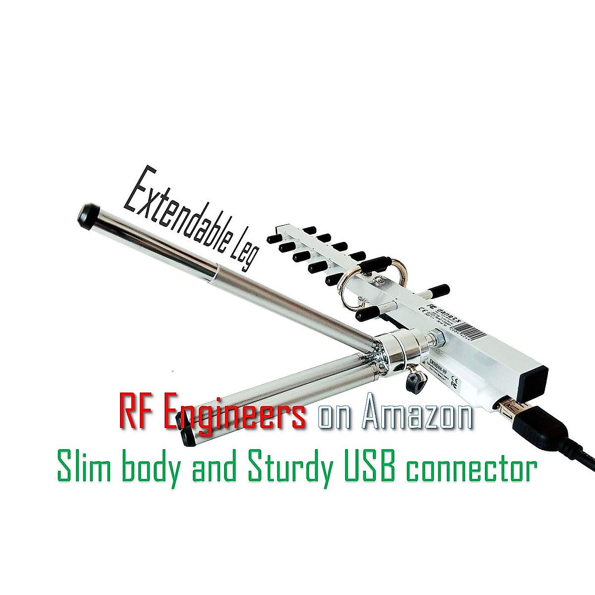 NextG USB-Yagi Plug & Play 11N Long Range WiFi Antenna 2200mW