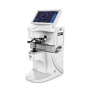 AISITESY Screen Focimeter Lensmeter Auto Lens Meter 7 Inch Touch Screen Auto LensMeter Uv Digital Auto Lensmeter Lensometer with Pd Printing White