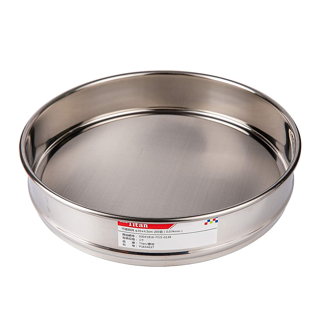 Adamas-Beta φ30×4.5cm 300Mesh 304 Stainless Lab Sieves Economy Test Sieve 304 Stainless Steel Wire Cloth（0.05mm）