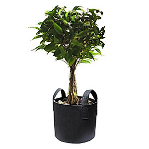 Gardzen 6-Pack 30 Gallon Grow Bags, Aeration Fabric Pots with Handles