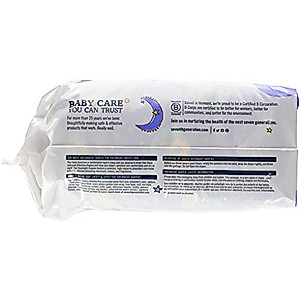 Seventh Generation Baby Overnight Diapers, Free & Clear, Stage 4, 22-32lbs, 24 count (Packaging May Vary)