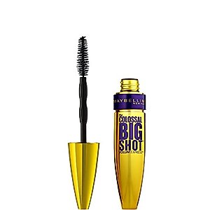 Maybelline New York Volum' Express The Colossal Big Shot Washable Mascara, Brownish Black, 0.33 fl. oz.