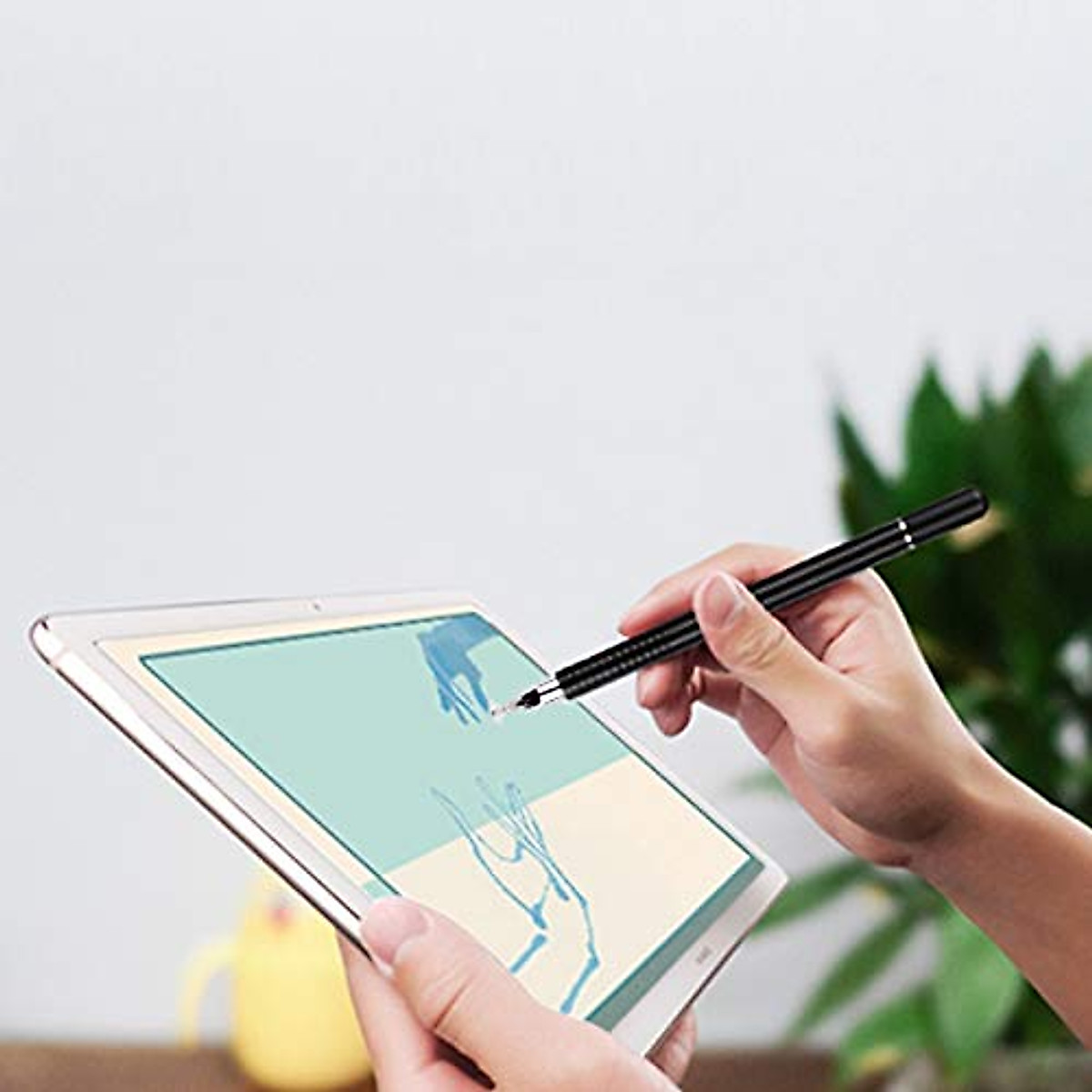 Stylus Pens for Touch Screens,Digital Pen,Capacitive Pen High Sensitivity & Fine Point,Magnetism Cover Cap,Universal for Apple/iPhone/Ipad/Android/Microsoft and Other Touch Screens (Black)