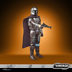 STAR WARS Retro Collection The Mandalorian (Beskar) Toy 3.75-Inch-Scale The Mandalorian Collectible Action Figure, Accessories