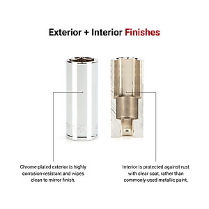 TEKTON 3/8 Inch Drive x 1 Inch Deep 6-Point Socket | SHD13025