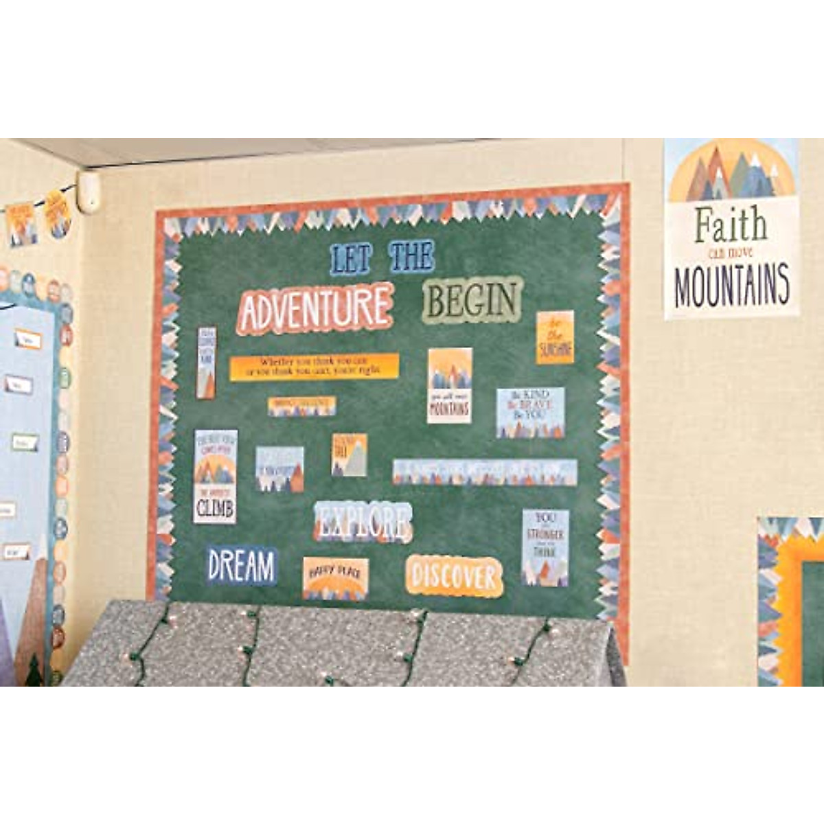 Teacher Created Resources Moving Mountains Let The Adventure Begin Mini Bulletin Board