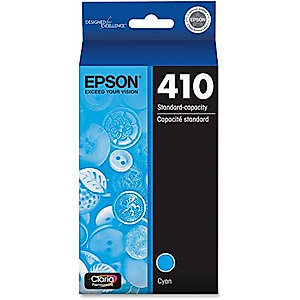EPSON T410 Claria Premium -Ink Standard Capacity Cyan -Cartridge (T410220-S) for select Epson Expression Premium Printers