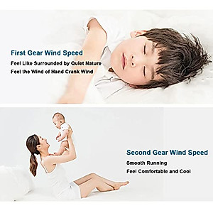 Quiet Tower Fan, 2.5W USB Charging Tower cooling Fan, tower fans oscillating quiet Small Fan with 2 Speeds, Bladeless Fan, standing oscillating fans for indoors