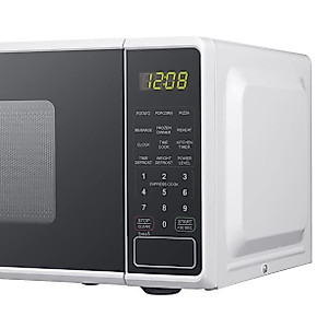 MAORUIYUN 0.7 Cu ft Capacity Countertop Microwave Oven, White