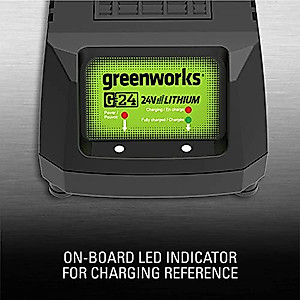 Greenworks G-24 24V Lithium Ion Battery Charger, 29862