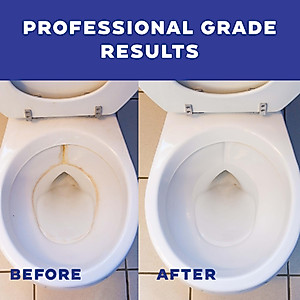 Don Aslett Safety Foam Toilet Bowl Cleaner (32 Oz Bottle, Pack of 2) Acidic Detergent and Deodorizer | Cleans Hard Water and Mineral Stains in Porcelain Toilets