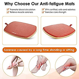 48×24 inch Electric Standing Desk Adjustable Height with Wobble Anti Fatigue Mat Balance Board, Stability Rocker, 27''-45'' Lifting Range Stand up Desk for Office/Home