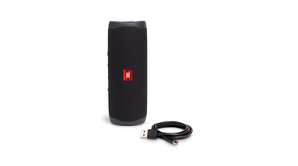 JBL Flip 5 Waterproof Speaker with Carbon Fiber Case