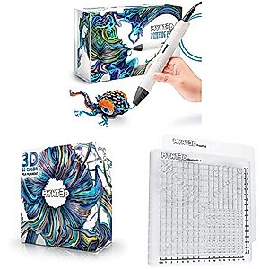 MYNT3D Pro 3D Pen + 32 Color SuperPack PLA + DesignPad Mat Kit