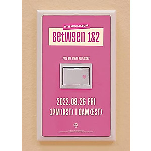 Dreamus TWICE - BETWEEN 1&2 11th Mini Album+Pre-Order Benefit+Folded Poster (Cryptography ver.), JYPK1452