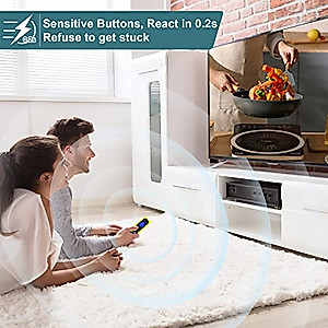 (Pack of 2) RC280 Remote Compatible with All Roku TV Remote wr Covers, for 32 40 43 49 50 55 65 70 75 80 Inch TCL/Onn/Hisense/Element/Sharp/Haier/Hitachi/LG/Sanyo/JVC/Magnavox/RCA/Westinghouse Roku TV