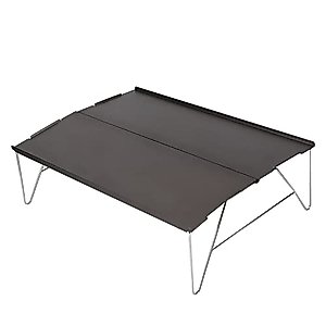 Gaeirt Picnic Table, Easy to Install Portable Sturdy Hiking Table Aluminium Alloy for Families for Fishing for BBQ