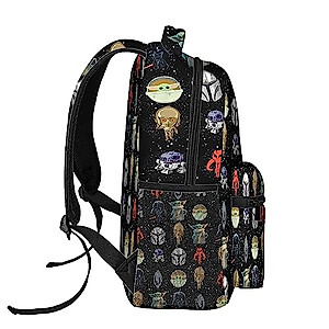 Cute Backpack Student School Bookbag Lightweight Durable Schoolbag For Boys Girls Water Resistant Laptop Travel Backpacks 16Inch