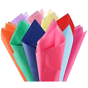 Phinus Tissue Paper, 80 Sheets 20" 20" Tissue Paper for Gift Bags, Colored Tissue Paper Bulk for Weddings, Birthday Parties, DIY Crafts, Craft Decorations etc