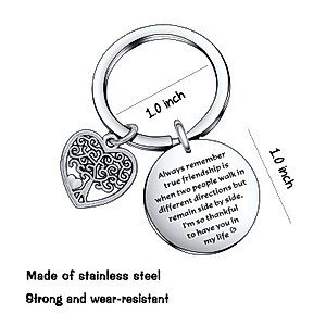 De&ai Best friend Birthday jewelry long distance Friendship gift cousin gift best friend Appreciation gift cousin keychain sister keychain BFF keychain sister in law gift