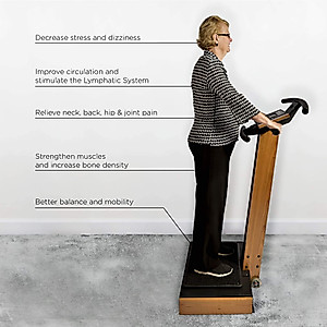 LifetimeVibe Whole Body Vibration Plate, Vibration Machine for Exercise, Athletes, Seniors, Chiropractors