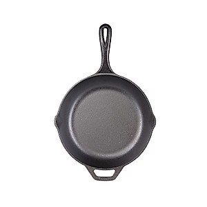 Lodge Chef Collection 10 Inch Cast Iron Chef Style Skillet. Seasoned and Ready for the Stove, Grill or Campfire. Made from Quality Materials for a Lifetime of Sautéing, Baking, Frying and Grilling