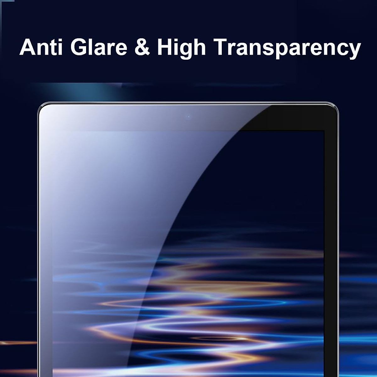 ZenRich 2 Pack Anti Glare Tempered Glass Screen Protector for Samsung Galaxy Tab A8 10.5 Inch (SM-X200/X205/X207) with 9H Hardness/Bubble Free/Anti-Scratch/High Touch Sensitivity