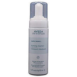 Aveda Outer Peace Foaming Cleanser 4.2 oz Deeply Cleanses Pores Without Irritating Skin