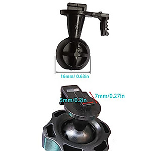 Glucrean Dash Cam Mount Compatible with APEMAN Dashcam, Suction Mount Easy to Install and Use, Replacement Screen Mount Strong Suction Power Hight Durability and Removeable 2 Pcs