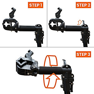 BV Mechanic Bike Repair Stand Bicycle Workstand with Adjustable Height for Standard Bikes, Mountain Bikes and Road Bikes (Tool Plate Included)