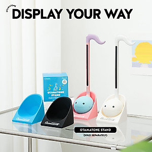 Otamatone Japanese Electronic Musical Instrument Portable Music Synthesizer from Japan by Maywa Denki Studio Award Winning, Educational Fun Gift for Children, Teens & Adults - Chocolate