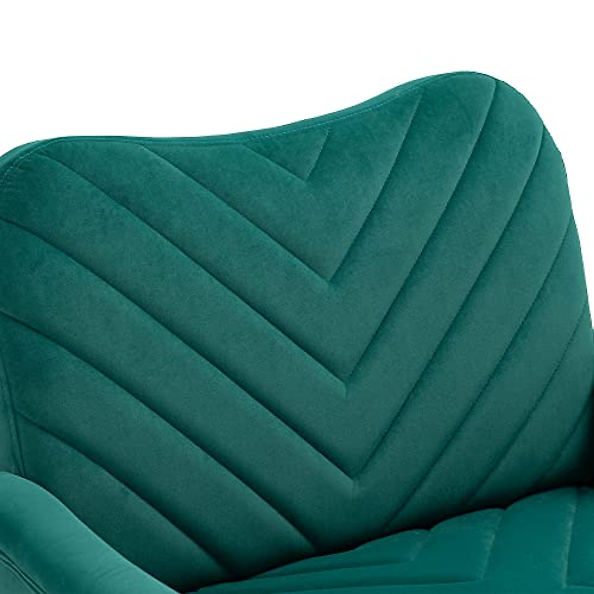 Tennozu Cute Elegant Loveseat Couch, Accent Sofa Convertible Futon Sofa Bed, Modern Golden Leg Love Seat Sofa, Small Loveseats Living Room Velvet Sofas, Stylish, Chic (Green, Single Sofa)
