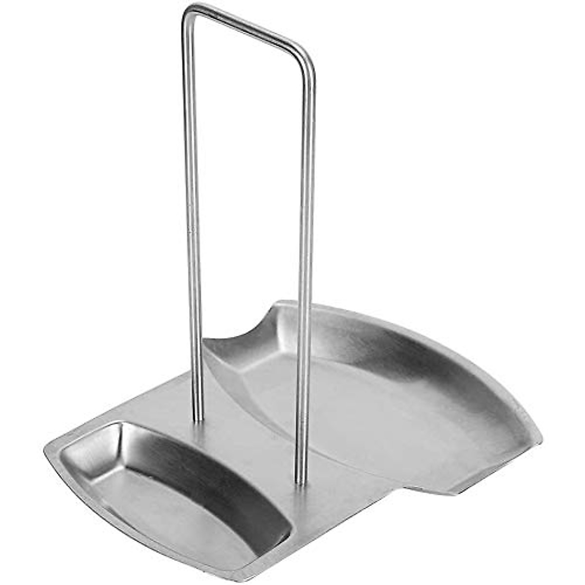 DRNKS Spoon Frame Stand Lid Organizer Lid Storage Rack 304 Stainless Steel Thick Pot Lid Stand for Home Kitchen Applicable to kitchen stove