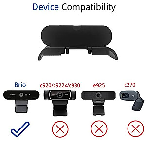 MoimTech Webcam Cover Compatible with Logitech Brio 4K Webcam, Camera Lens Privacy Webcam Covers for Logi Brio hd 4K Pro