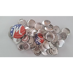 100 Buttons to Cover - Made in USA - Self Cover Buttons with flat backs - size 45 with Tool