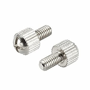 Tool parts 100pcs Computer PC Case Metal Knurled Head Thumb Screws M4x8mm