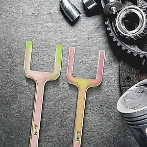 ABN Axle Popper Kit - 2 Piece Inner CV Axle Removal Tool Set CV Popper Wedge and Shim Ball Joint Separator Tools