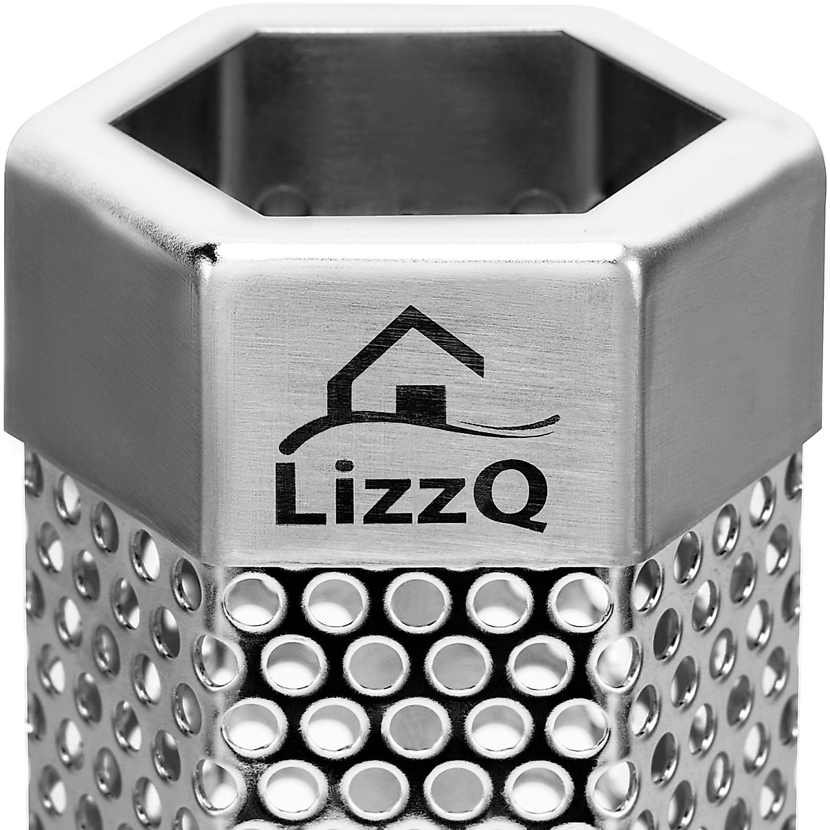 LIZZQ Premium Pellet Smoker Tube 12 inches - 5 Hours of Billowing Smoke - for Any Grill or Smoker, Hot or Cold Smoking - An Easy and Safe Way to Provide Smoking - Free eBook Grilling Ideas and Recipes