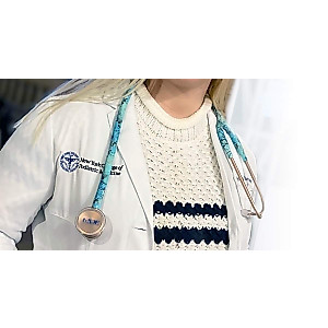 MDF Instruments, ProCardial Cardiology Stethoscope, Stainless Steel, Adult, Dual Head, Black Tube, Black Chestpiece-Headset, MDF797BO