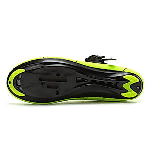 Santic Men's Cycling Shoes Road Cycling Riding Shoes Road Bike Shoes with Buckle- Roadway New