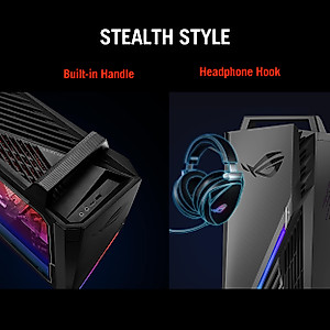 ASUS 2022 ROG Gaming Desktop, Intel Core i7-12700F Processor, 32GB DDR4 RAM, 2TB PCIe SSD, NVIDIA GeForce RTX 3060 12G DDR6, Win 11 Pro, Black