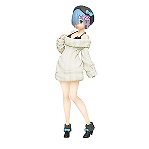 Taito Re:Zero Precious Figure Rem ~Knit Dress ver.～ Renewal～, Multiple Colors (T83326)