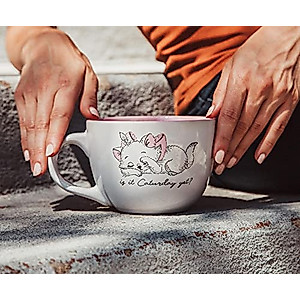 Disney The Aristocats Marie Is It Caturday? Ceramic Soup Mug | Holds 24 Ounces