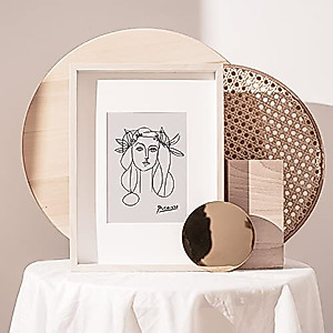 Wall Art Print Picasso Portrait of Francoise Gilot Art Print | Pablo Picasso Woman Sketch, Picasso Lithograph Line Drawing, Vintage Exhibition Poster #PP23 11x17 Inches