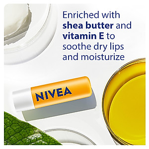NIVEA Sun Caring Lip Balm Sticks with SPF 30, Duo Pack (2 x 4.8 g)(Imported from Canada)