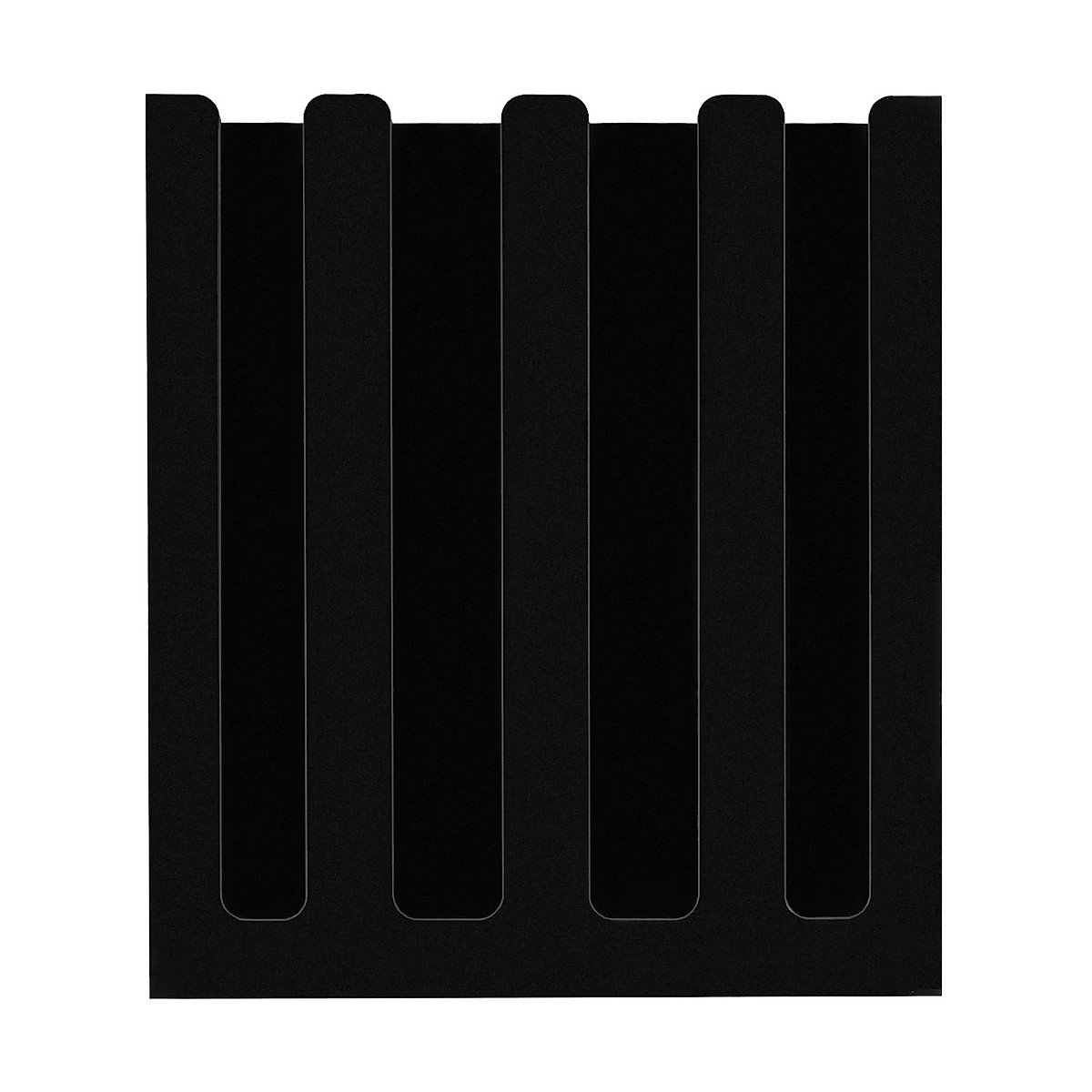 QWORK Acrylic Portion Sauce Cup Lid Organizer, Durable 4 Compartment Storage for 2 oz Cups and Lids, Countertop and Wall Mountable, Ideal for Home and Commercial Use