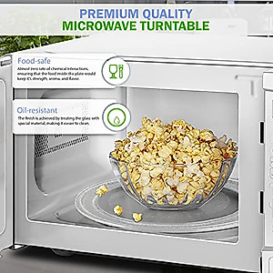 Microwave Plate Replacement for GE WB49X10129 Microwave Glass Turntable 12 3/4 Inch