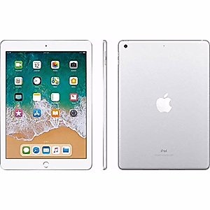 2018 Apple iPad (9.7-inch, Wi-Fi, 128GB) - Silver (Renewed)