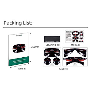 YYFRIEND Multiple Color Stickers Skin for Oculus Quest 2 VR Headsets and Controllers Sticker Protective Decal Accessories